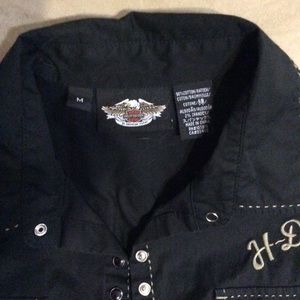 Harley-Davidson | Tops | Haley Davidson Short Sleeve Shirt | Poshmark